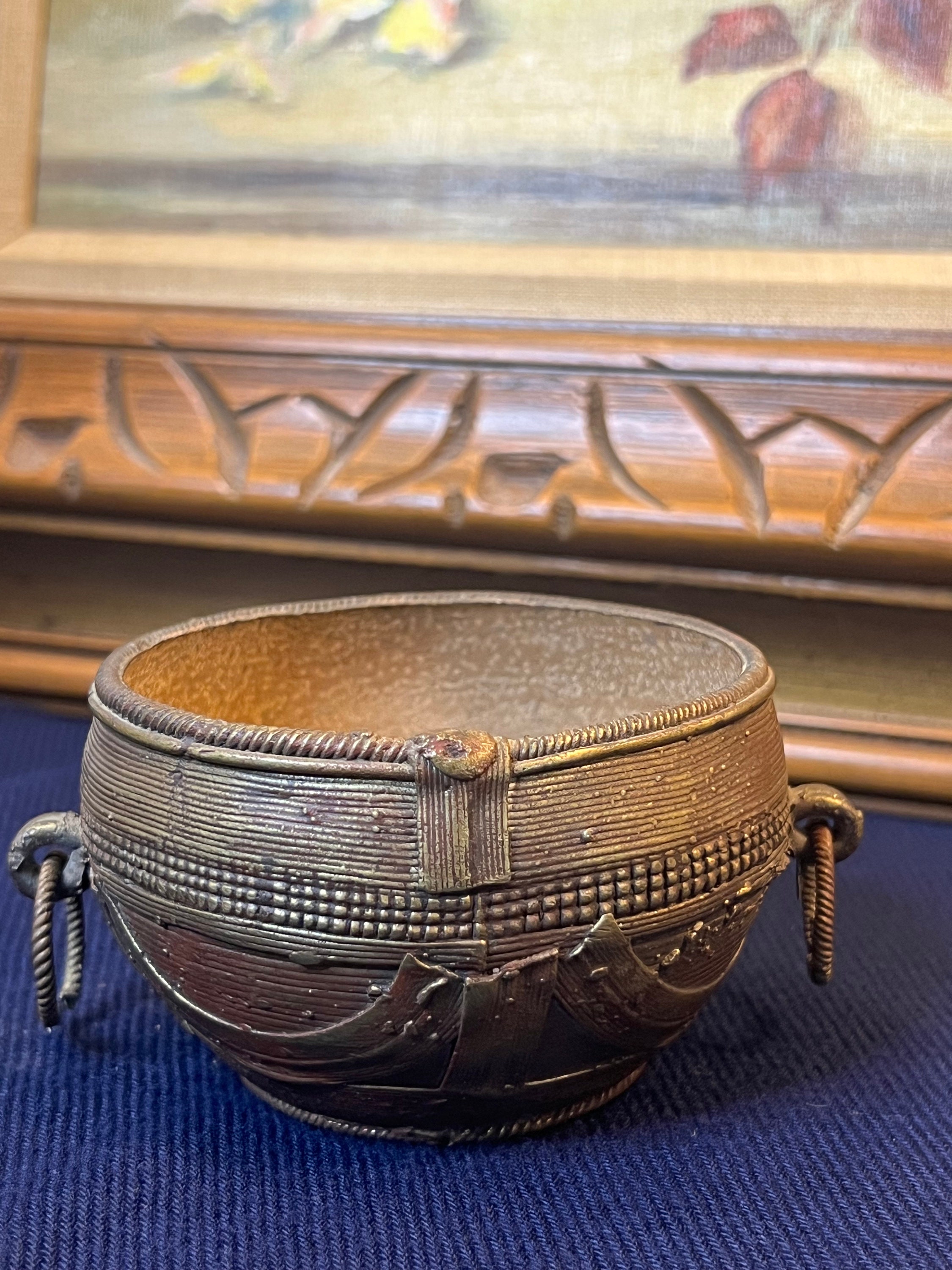 Vintage African ASHANTI Tribe Caste Brass Bowl - Etsy