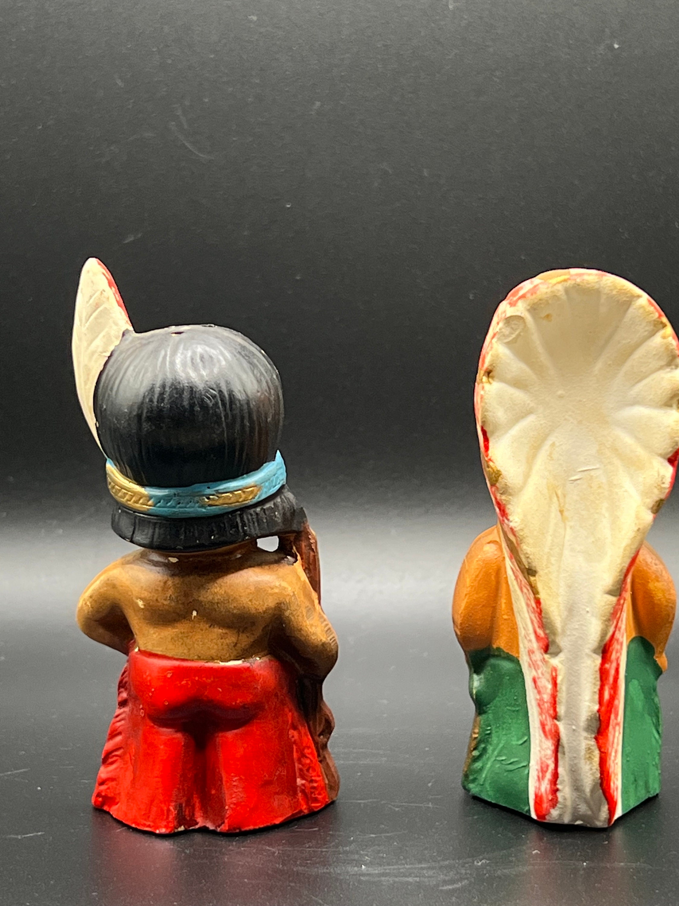 Indian Salt and Pepper Shakers Native American Salt and - Etsy