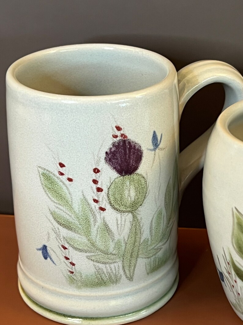 Three 3 Buchan Portobello Stoneware Pottery of Scotland Stoneware Mugs ...
