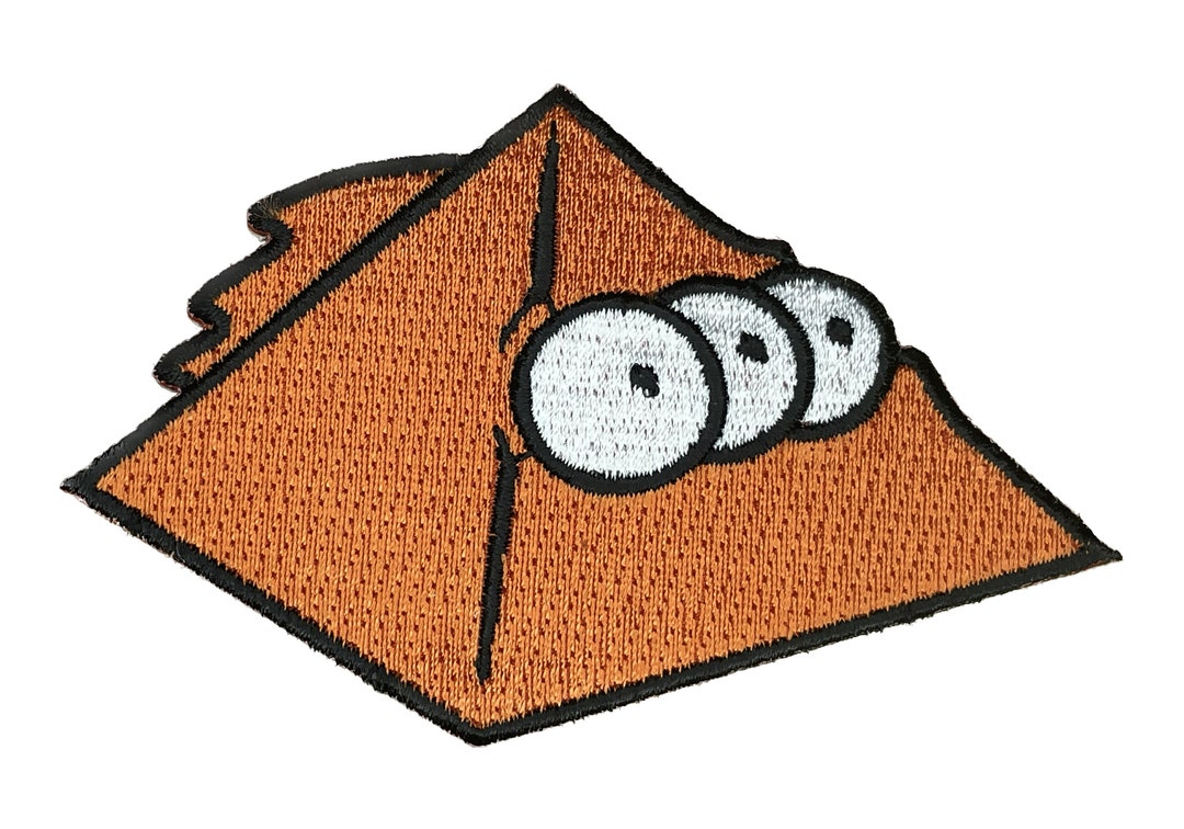 The Simpsons Blinky 3 Eyed Fish Pyramid Iron on Patch 3"x3" - Etsy