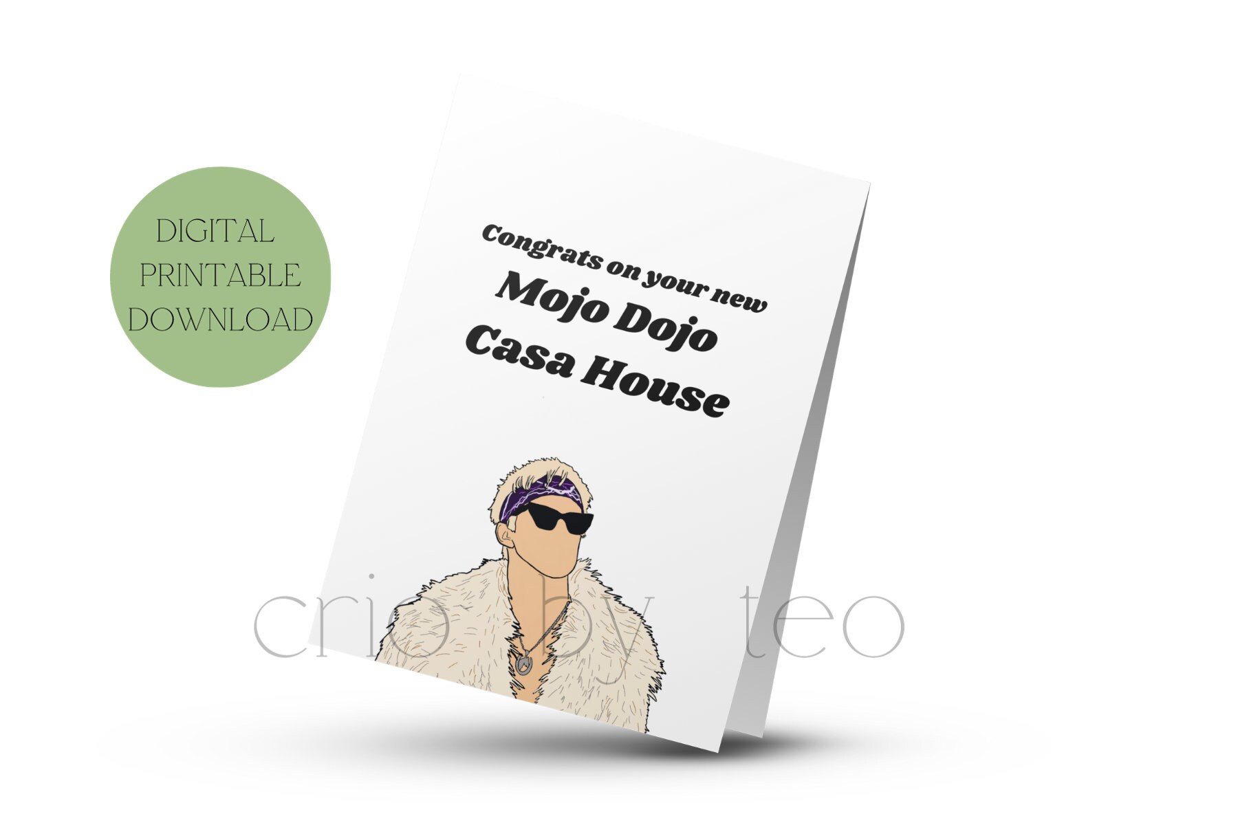 Mojo Dojo Casa House, Housewarming Card, Digital Download, Barbie Movie ...