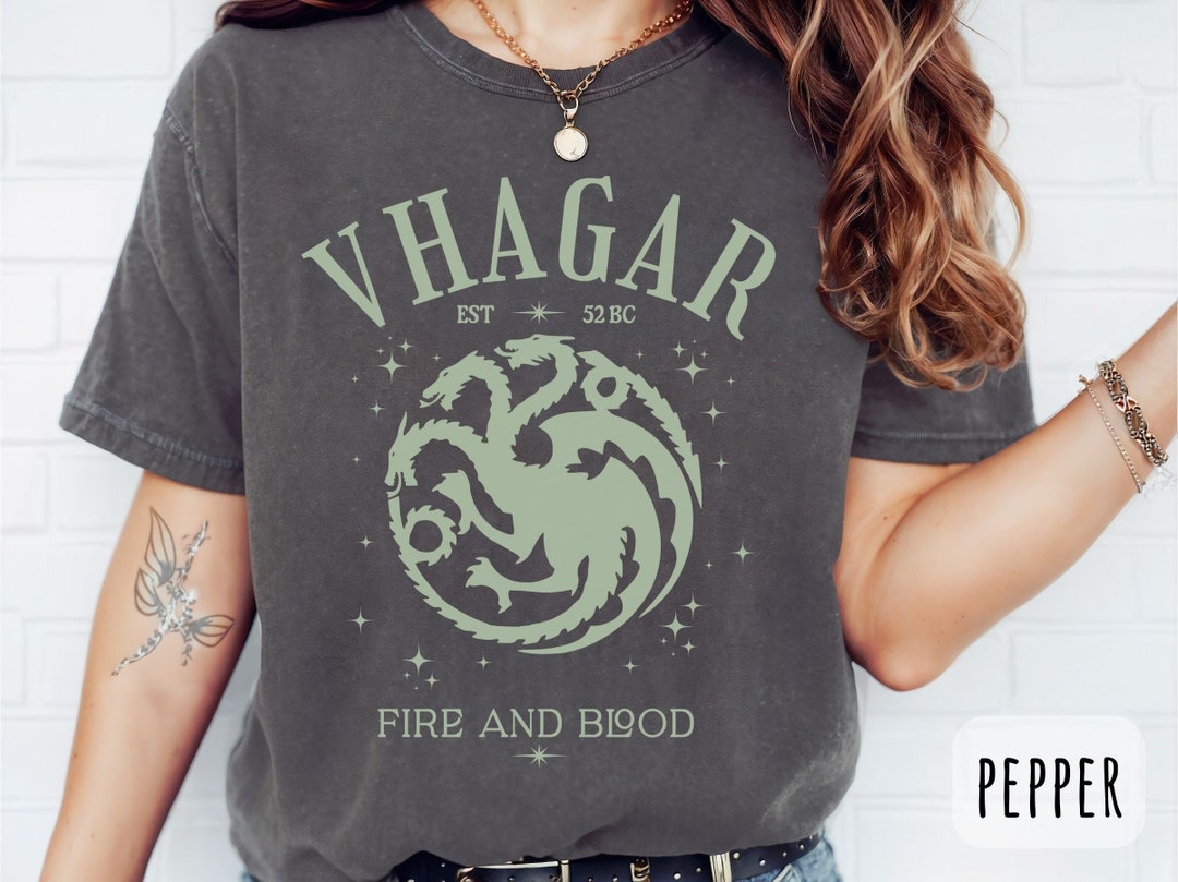 Vhagar Shirt | Westeros Tee | Dracarys T-shirt | Team Green | Dragon ...