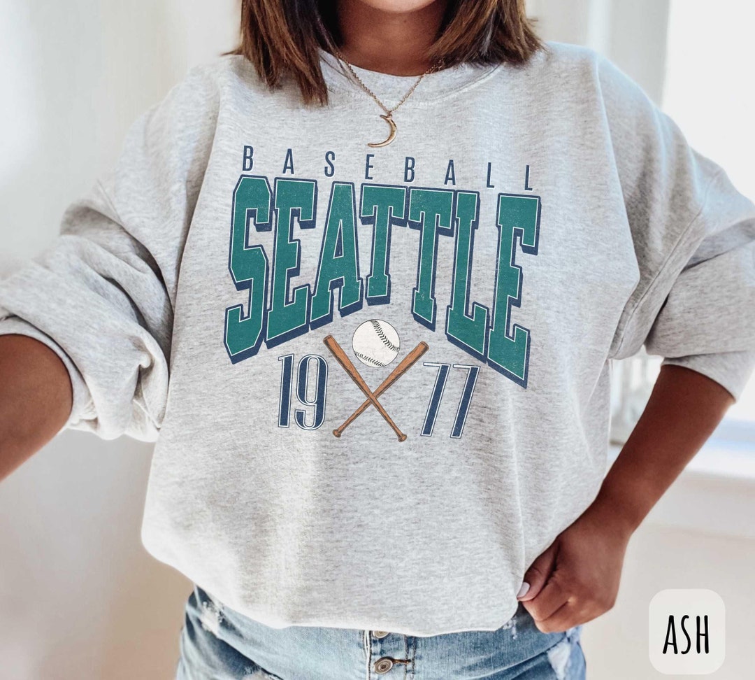 Vintage Seattle Baseball Sweatshirt Seattle Baseball Hoodie Washington ...