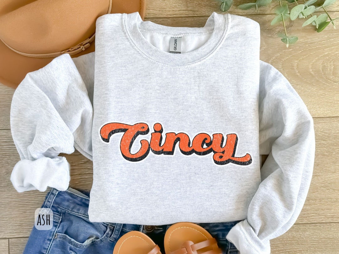Retro Cincy Sweatshirt | Cincinnati City Crewneck | Cincinnati Football ...