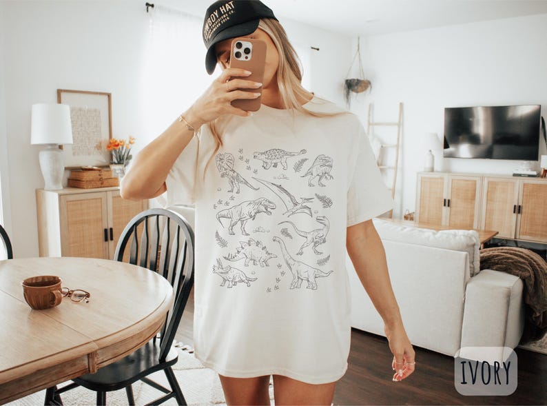 Dinosaur Vintage Style Shirt, Dinosaur World Tshirt, T-rex Dino Graphic ...