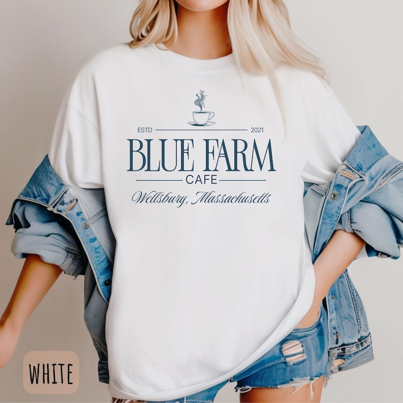Blue Farm Cafe Shirt, Ginny and Georgia Inspired Shirt, Wellsbury T ...