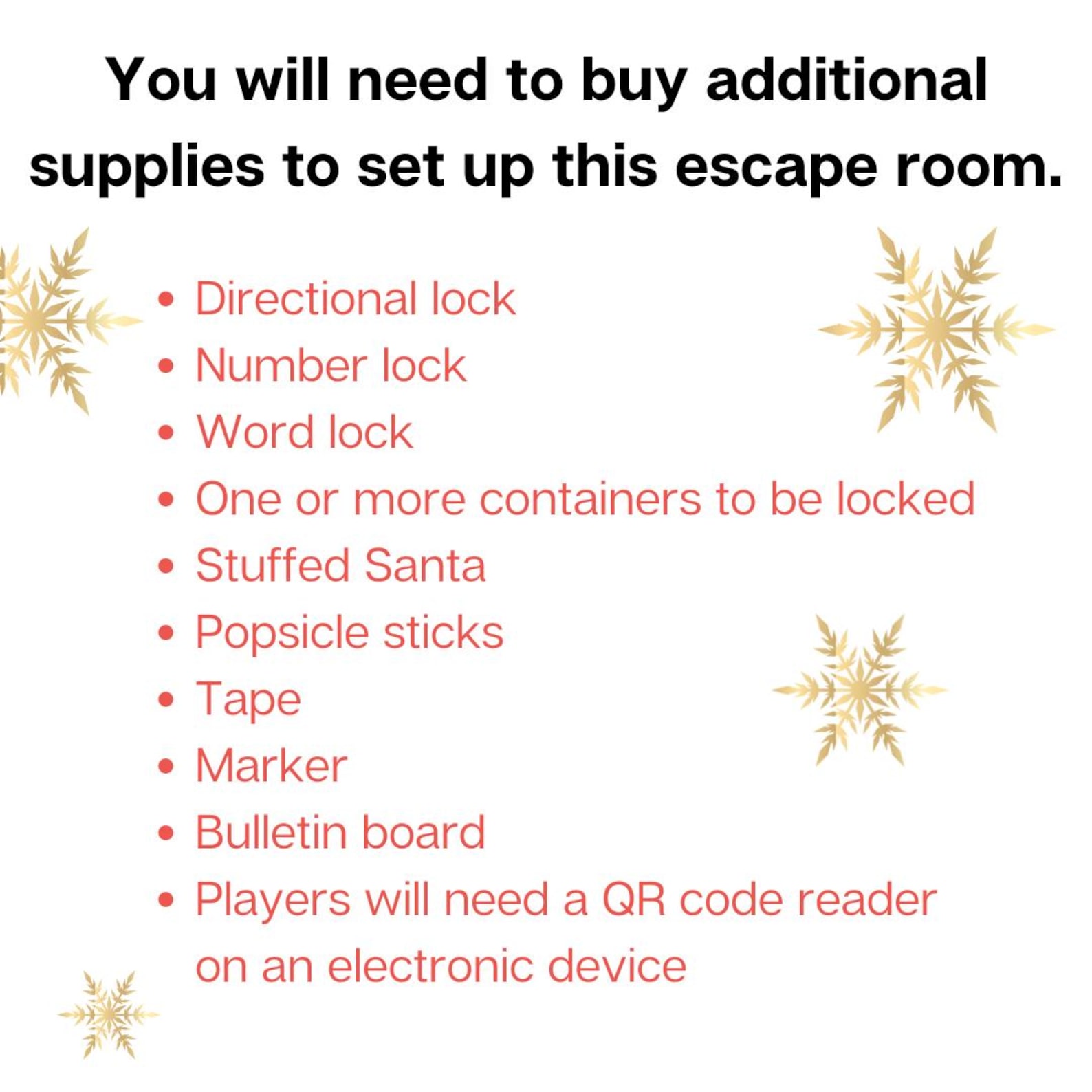 Holiday Escape Room: Save Santa From Scrooge and the Grinch | Christmas ...