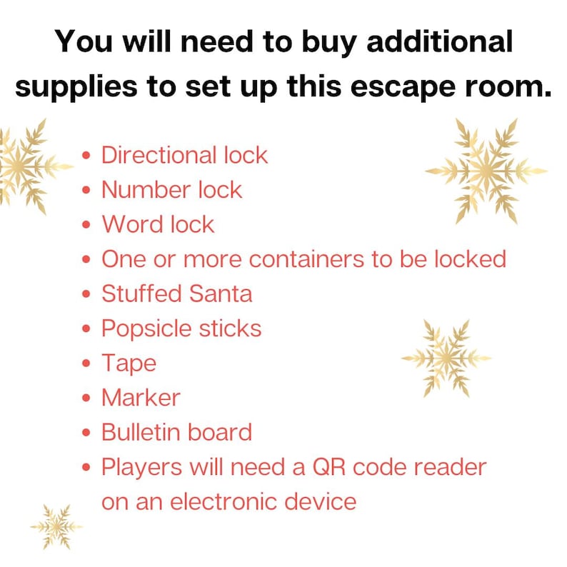 Holiday Escape Room: Save Santa From Scrooge and the Grinch | Christmas ...