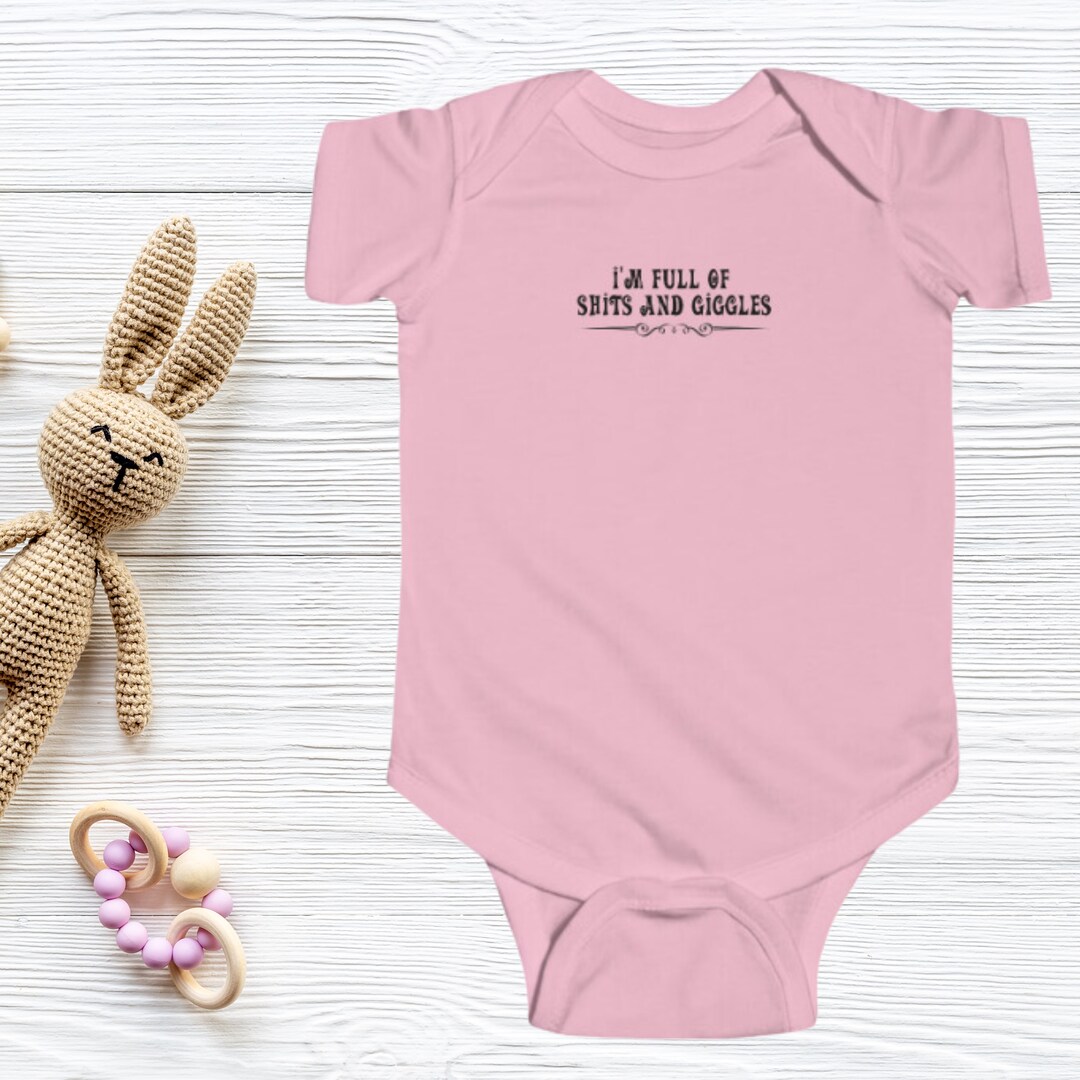 Infant Bodysuit I'm Full of Shits and Giggles New Dad Gift Funny ...