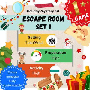 Holiday Escape Room: Save Santa From Scrooge and the Grinch | Christmas ...