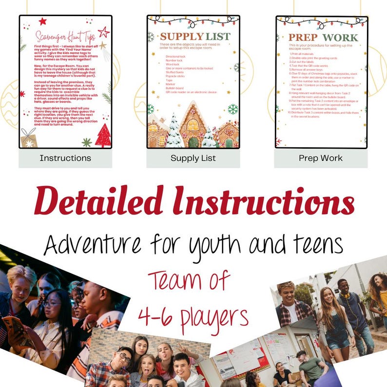 Holiday Escape Room: Save Santa From Scrooge and the Grinch | Christmas ...