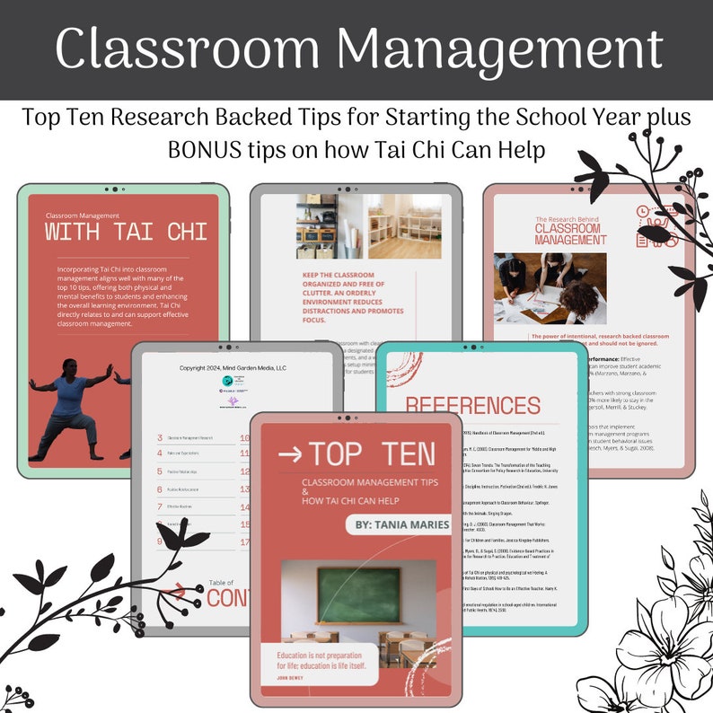 Mindfulness & Self Regulation Classroom Management Plan BONUS: Tai Chi ...