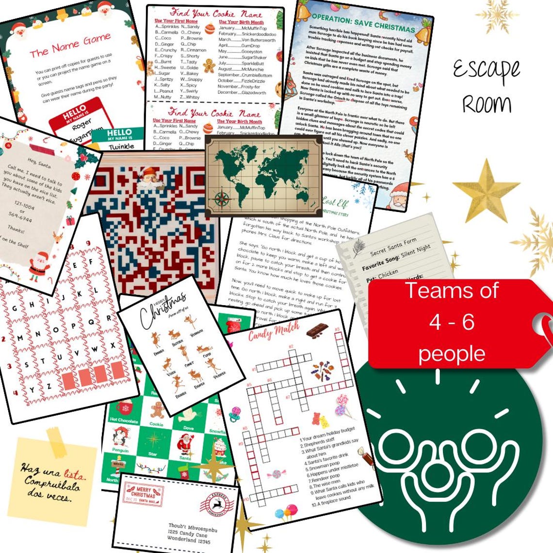 Holiday Escape Room: Save Santa From Scrooge and the Grinch | Christmas ...