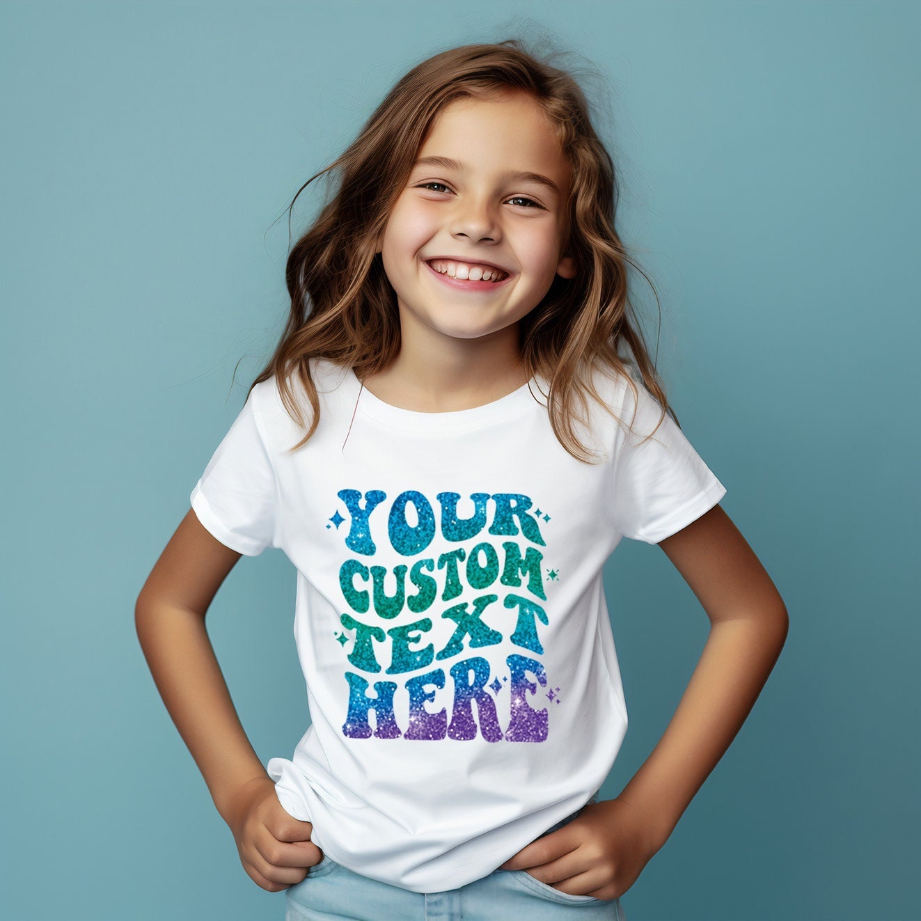 Personalized Girls Shirt, Custom Text Shirt, Swimming, Dance ...