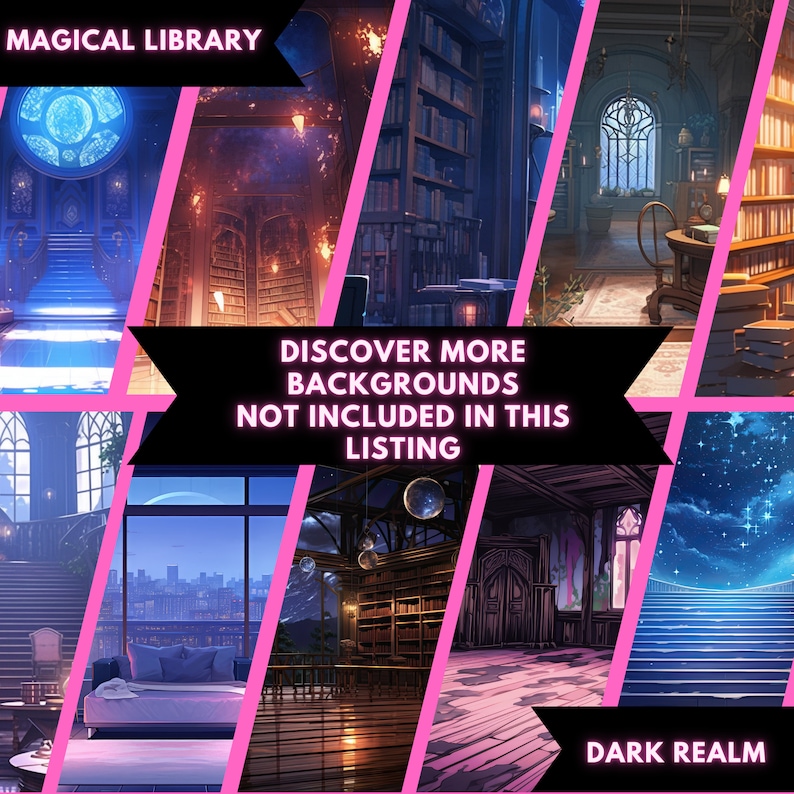 Mega Pack 60x Cute Animated Backgrounds Twitch Overlay Stream Twitch ...