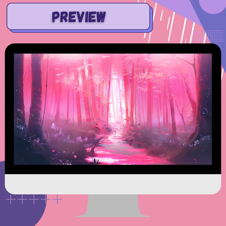 Pink 30x Wallpapers Vtuber Background Kawaii Desktop Wallpapers MacBook ...