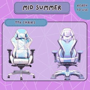 50x Vtuber Gaming Chair - Streaming Chair Stream Asset for Twitch ...
