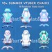 Vtuber Summer Mega Pack, Twitch Assets, Vtuber Backgrounds, Virtual ...