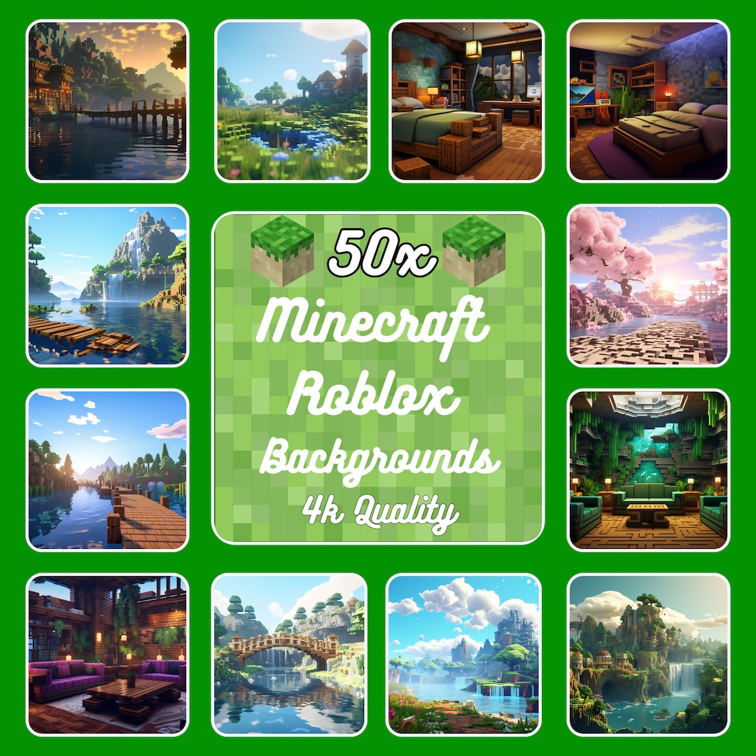 Minecraft Roblox Vtuber Background Cool Gaming Backgrounds Gamers ...