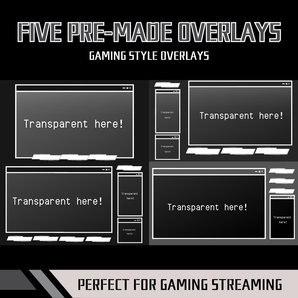 Gaming Overlay Animated Overlay Stream Overlay Animated Stream Package ...