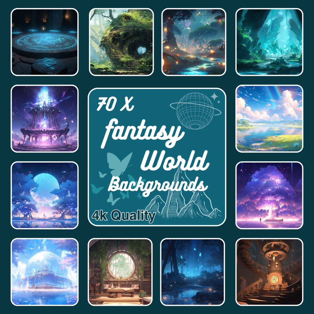 Twitch Background - Fantasy Theme Vtuber Background for Twitch Stream ...