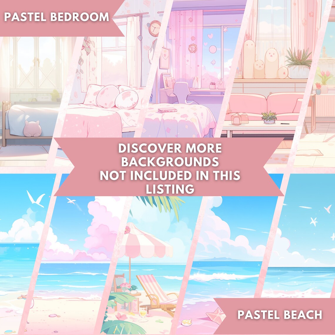 Twitch Animated Background Pastel Bedrooms Background Twitch Overlay ...