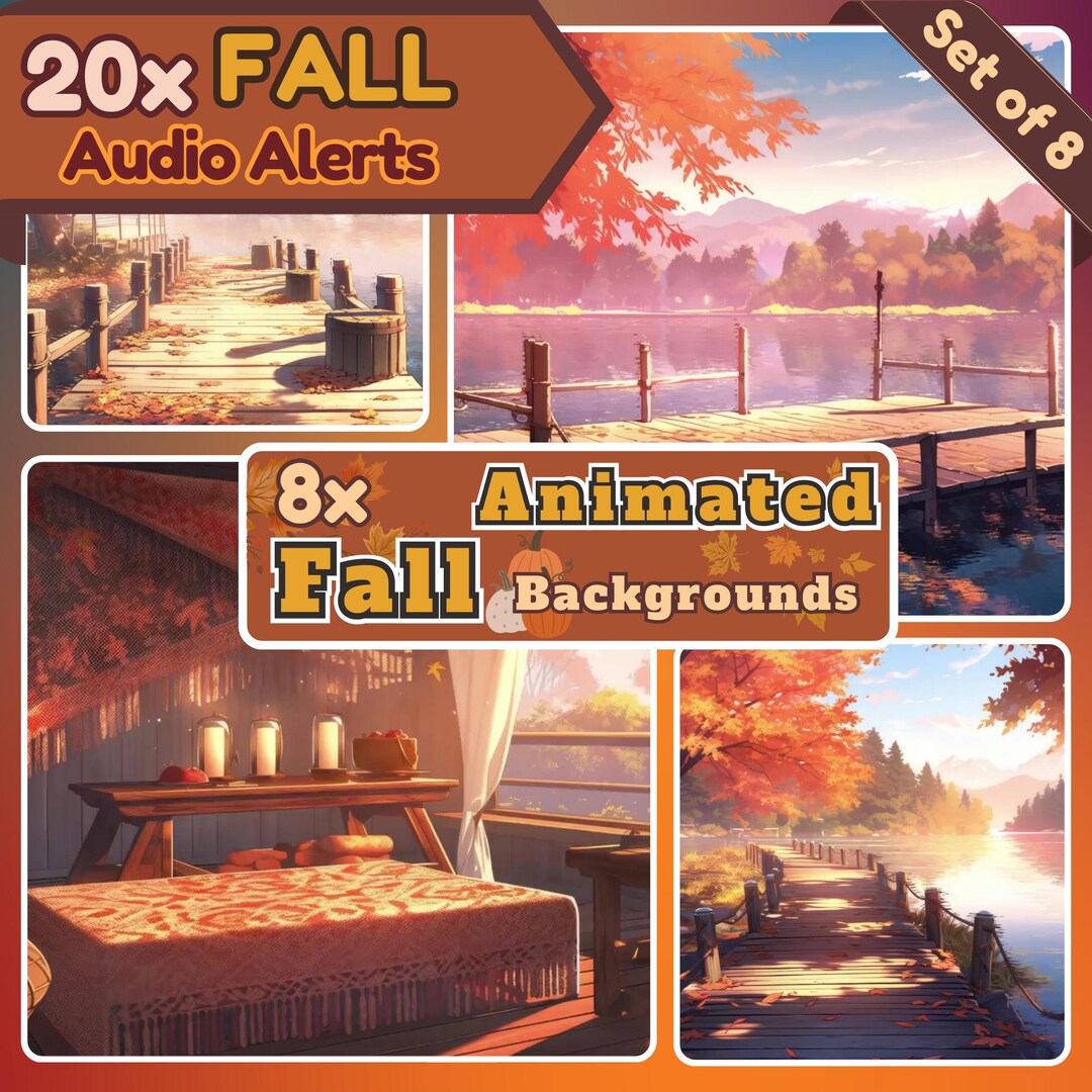 Fall Animation - Animated Background Fall Sound Alerts for Twitch ...