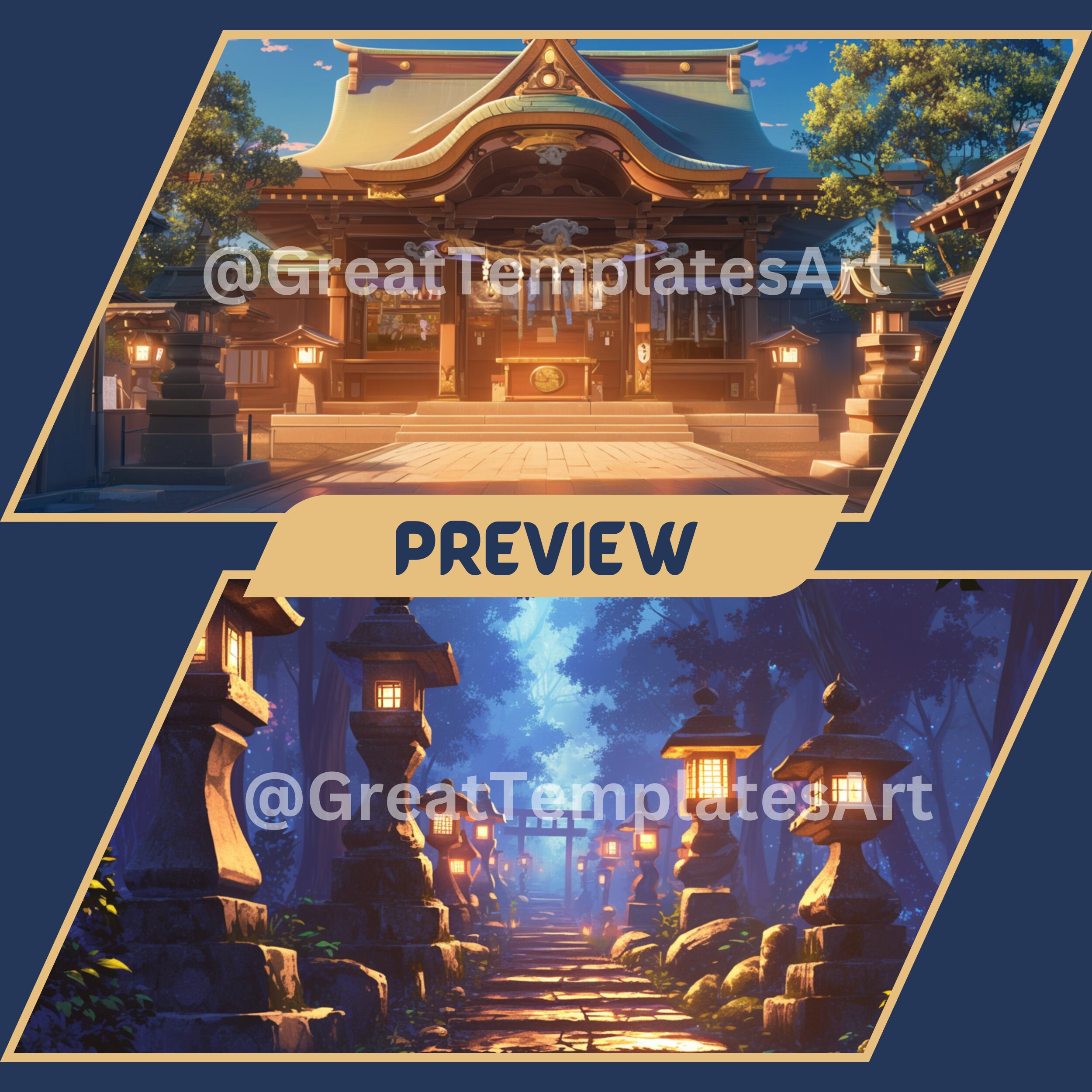 Vtuber Backgrounds Sanno Matsuri Festival Backgrounds Vtuber Assets ...
