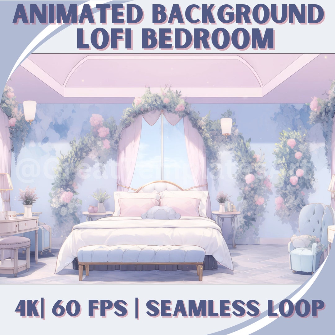 Twitch Animated Background Bedroom Background Twitch Overlay Cozy ...