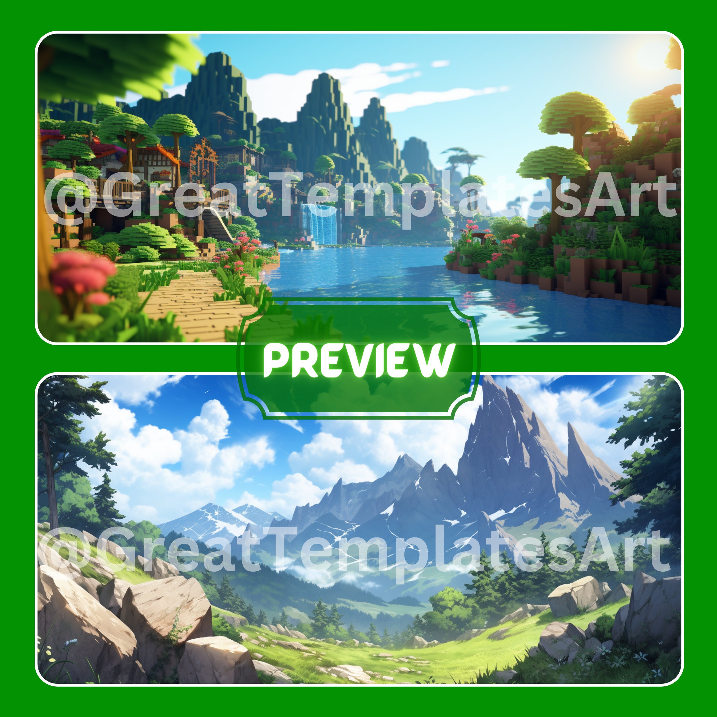 Minecraft Roblox Vtuber Background Cool Gaming Backgrounds Gamers ...