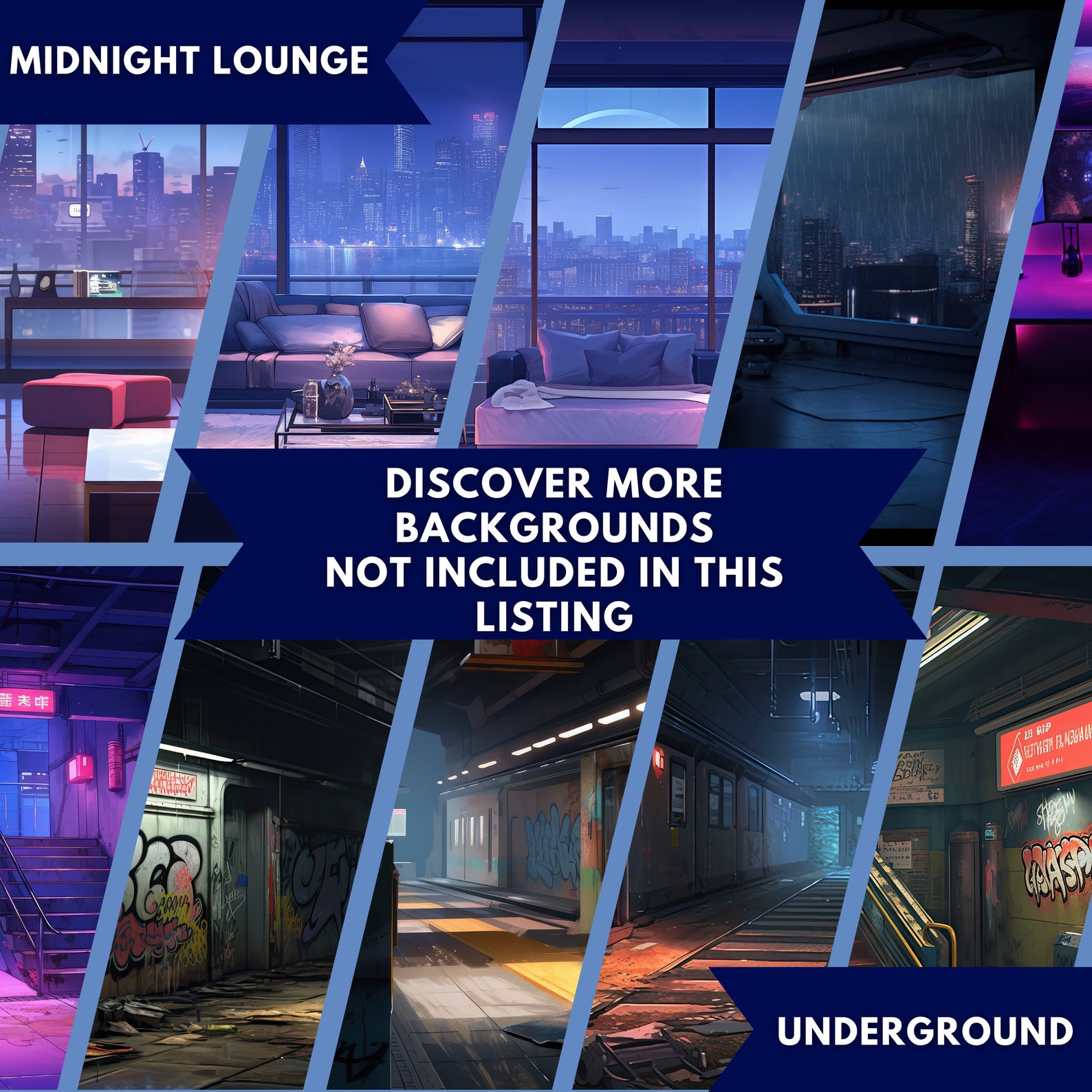 Twitch Animated Background Lounge Animated Background Animated Overlay ...