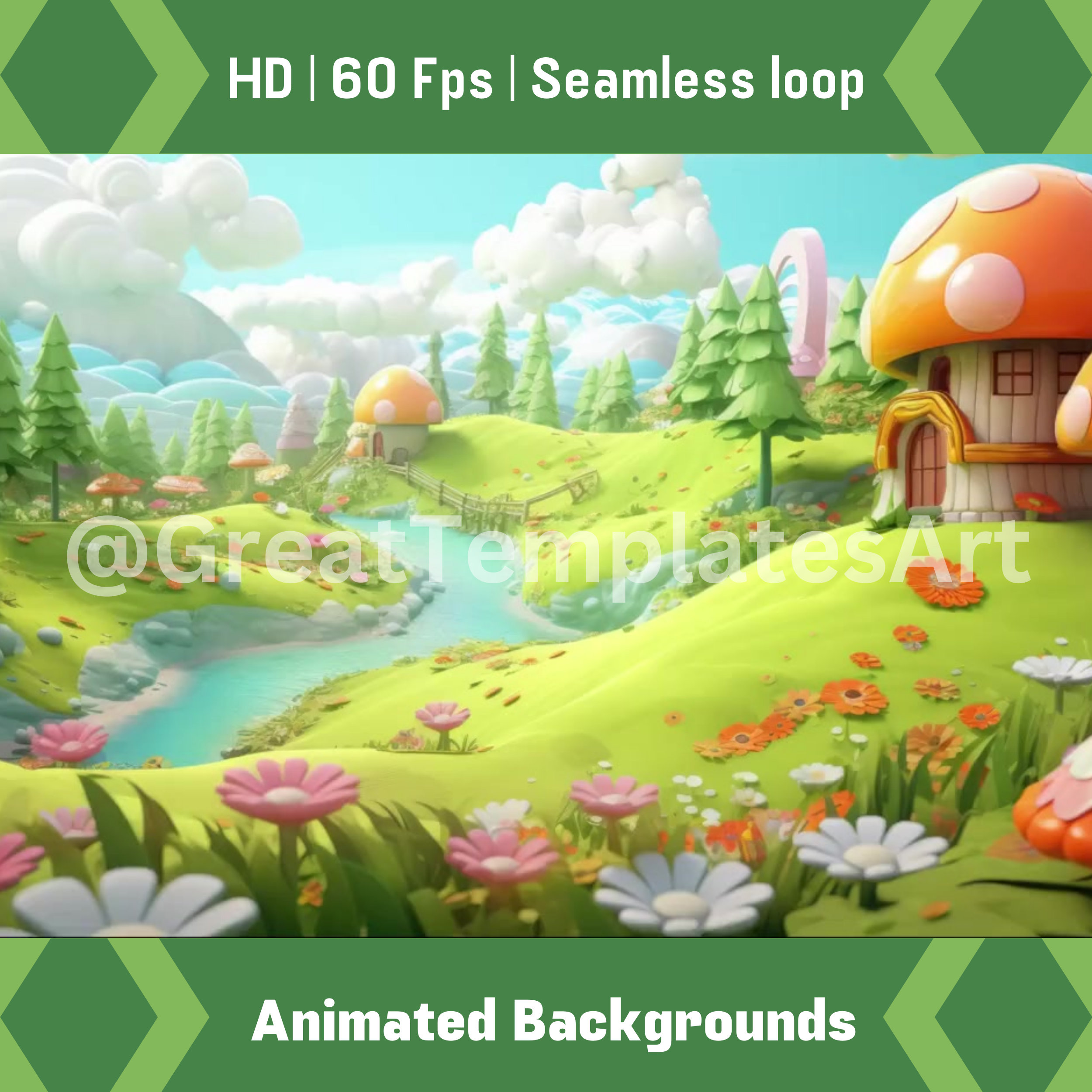 Animated Background Pixel Art, Twitch Minecraft Animated Background ...