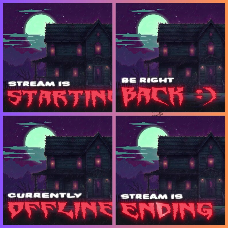16x Animated Background Pixel Art Twitch Screens Twitch Overlay Cozy ...