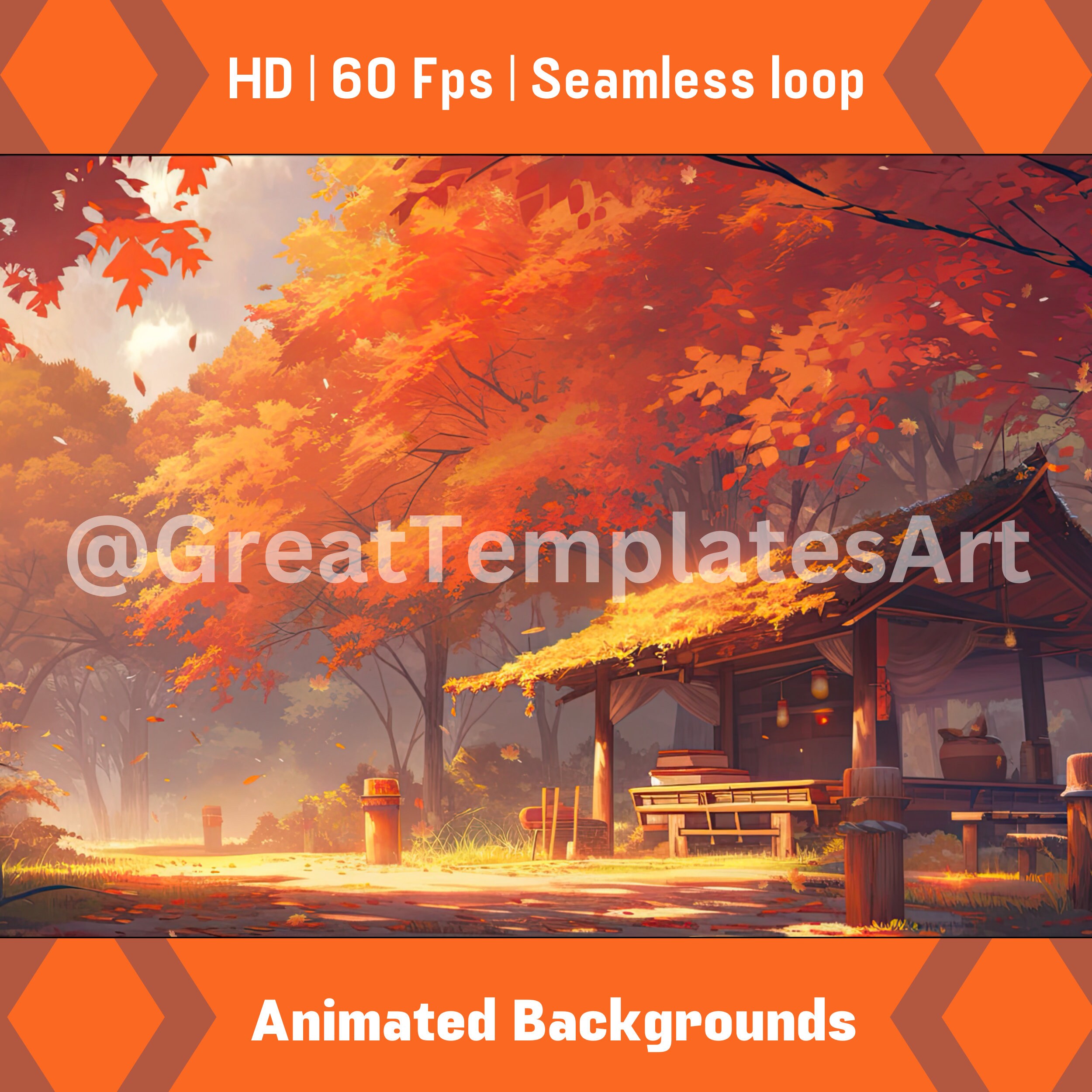 8x Fall Animated Background - Fall Animated Background Streaming ...