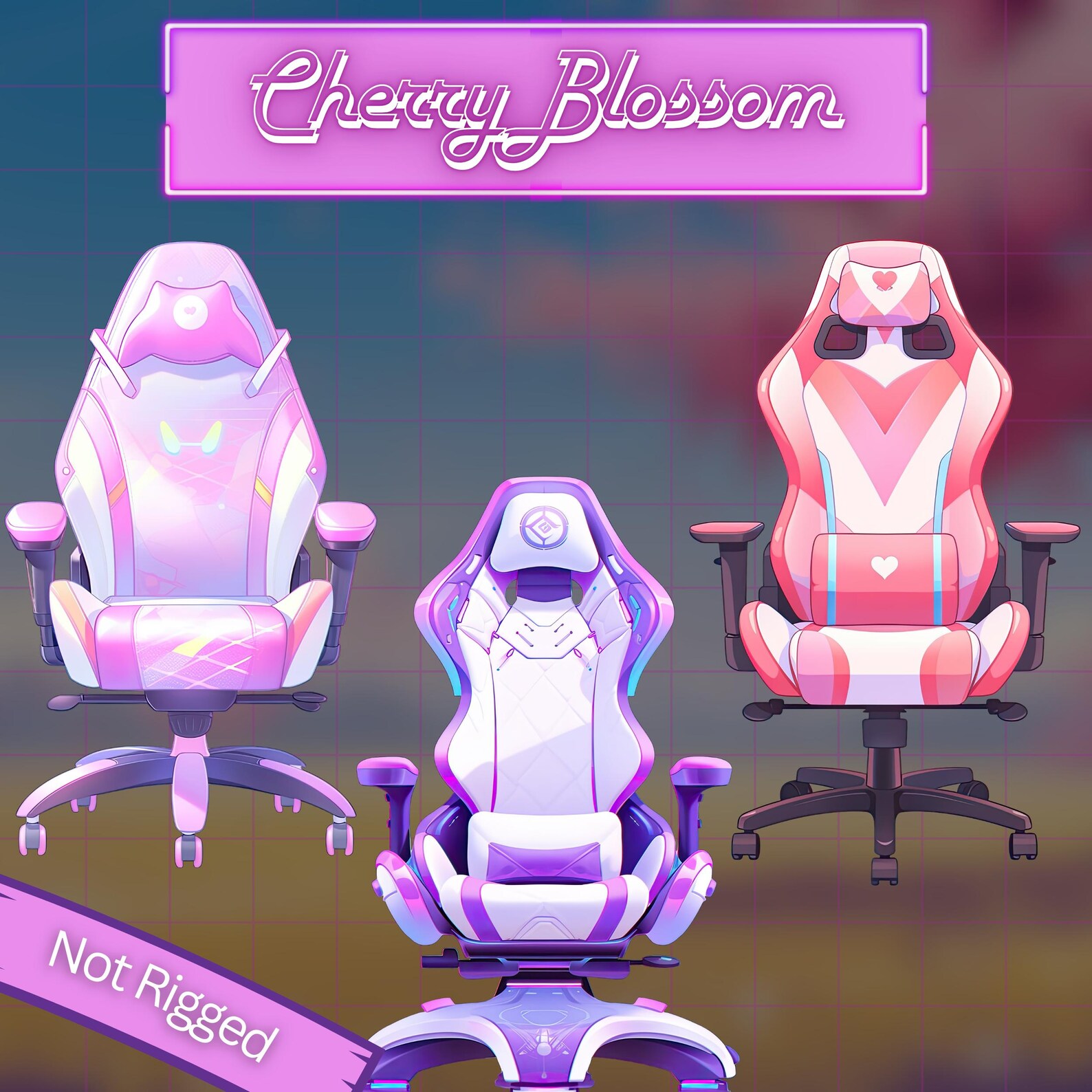 50+ Vtuber Gaming Chair Stream Assets: Twitch/youtube (PNG) - Etsy