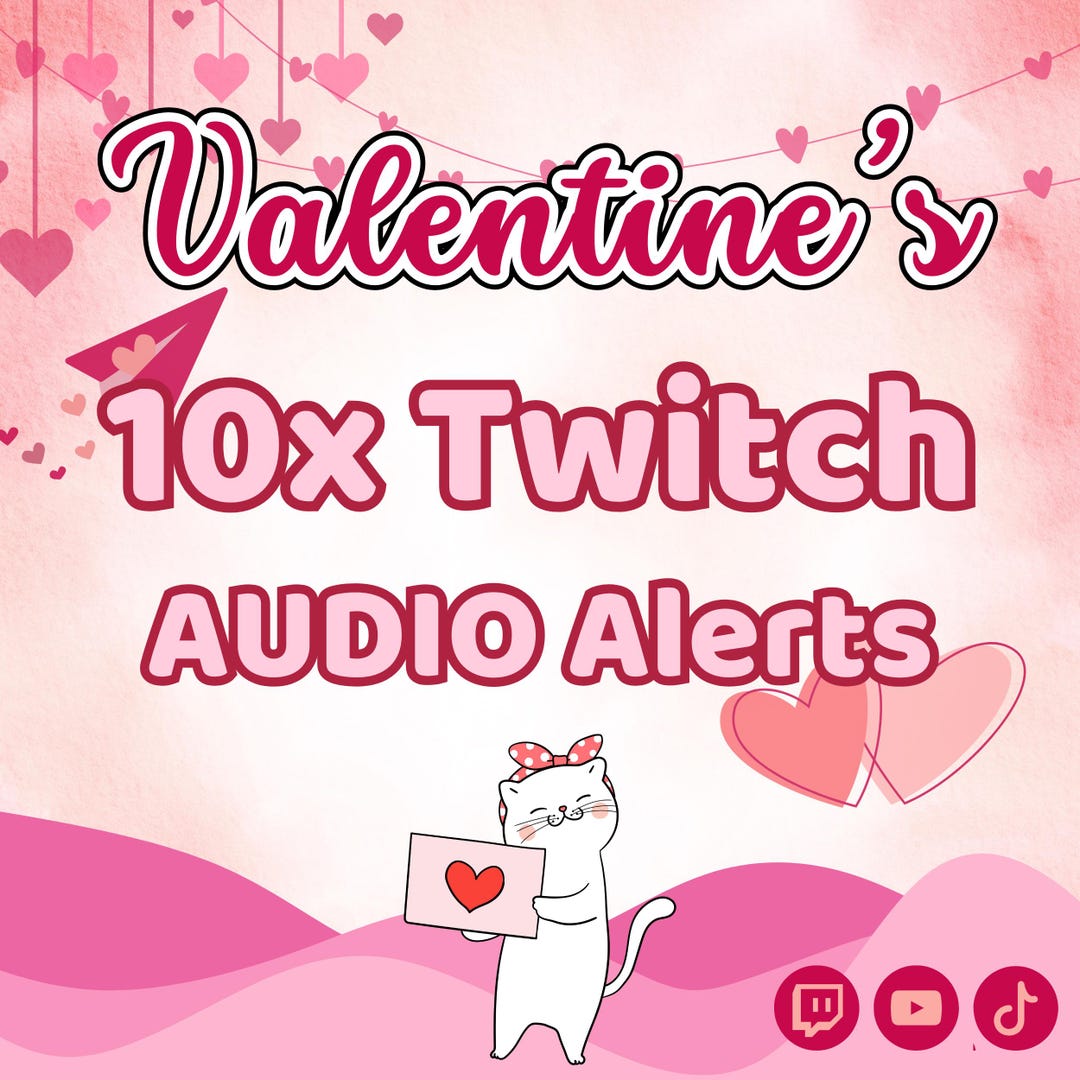 Twitch Audio Alerts - Valentine Sound Alerts Audio Alerts Sound for ...