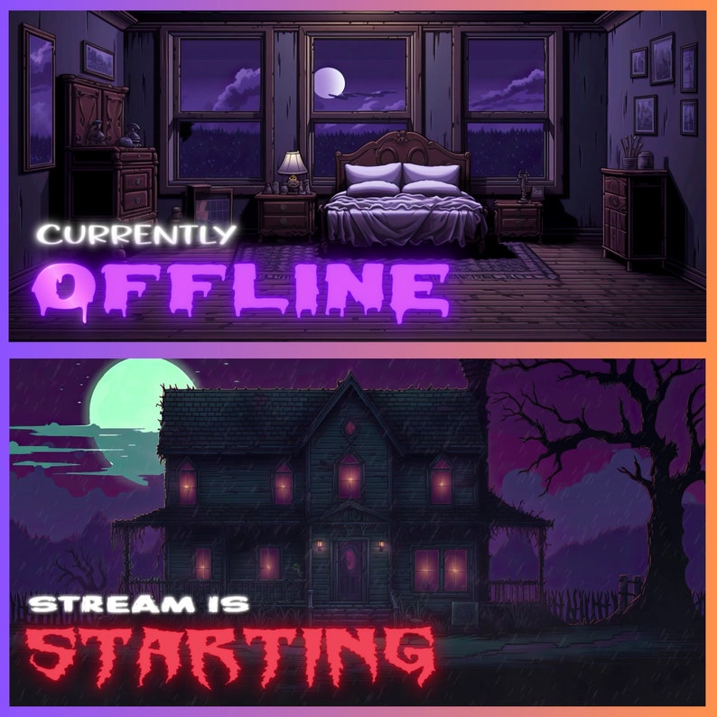 16x Animated Background Pixel Art Twitch Screens Twitch Overlay Cozy ...