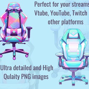 20x Vtuber Stream Package Vtuber Background Vtuber Gaming Chair ...