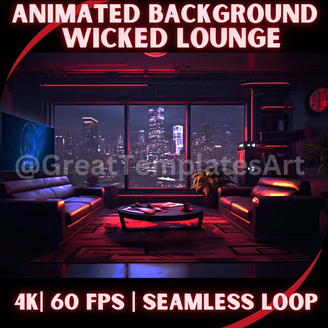 Twitch Animated Background Wicked Lounge Animated Background Anime Lo ...