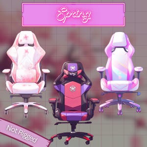 50+ Vtuber Gaming Chair Stream Assets: Twitch/youtube (PNG) - Etsy