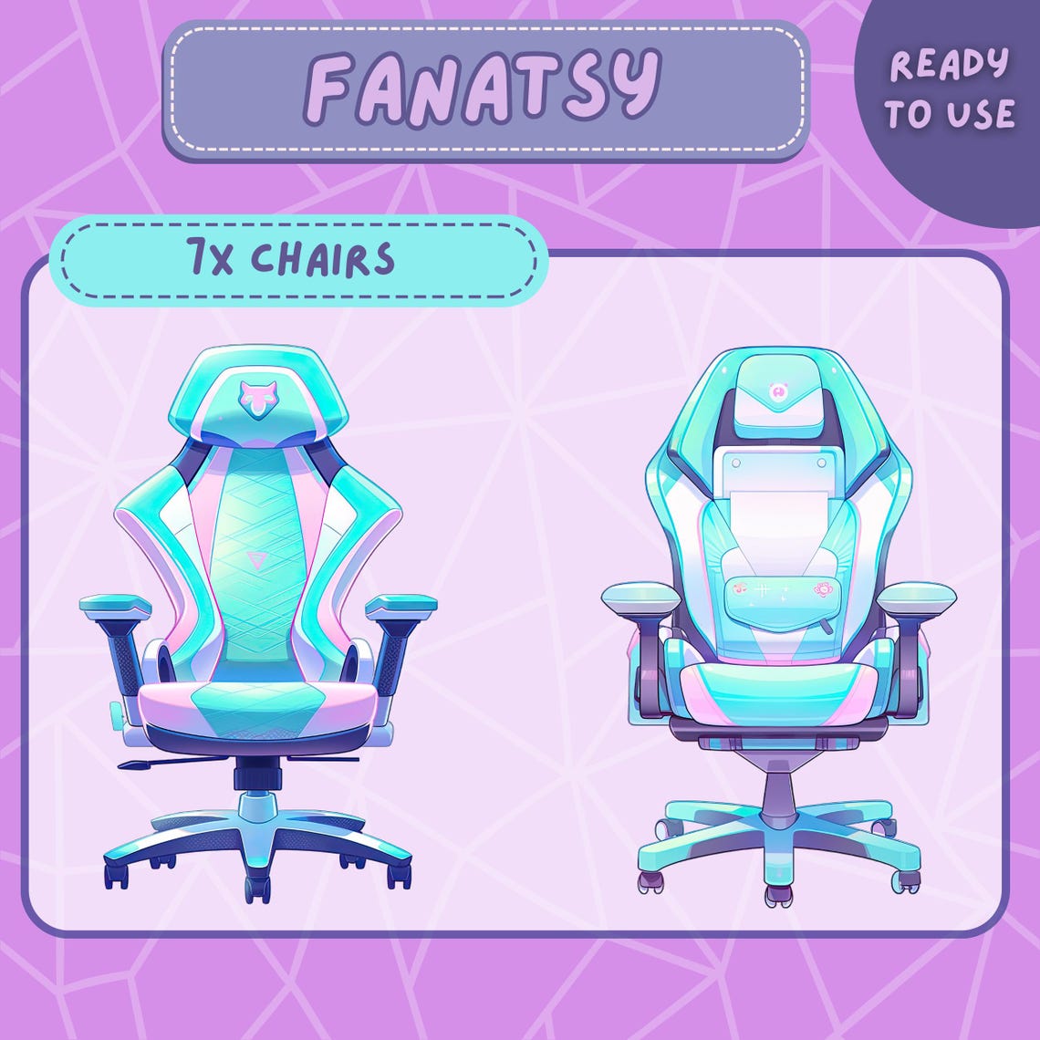 50+ Vtuber Gaming Chair Assets – PNG Twitch/youtube Stream Pack ...