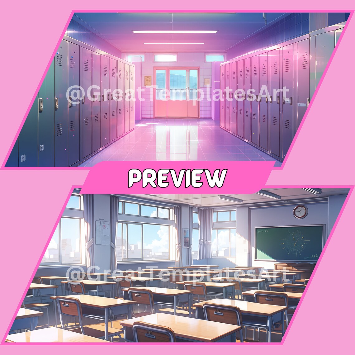 100 Anime Vtuber Backgrounds: Lofi Stream & Zoom Backgrounds (PNG ...