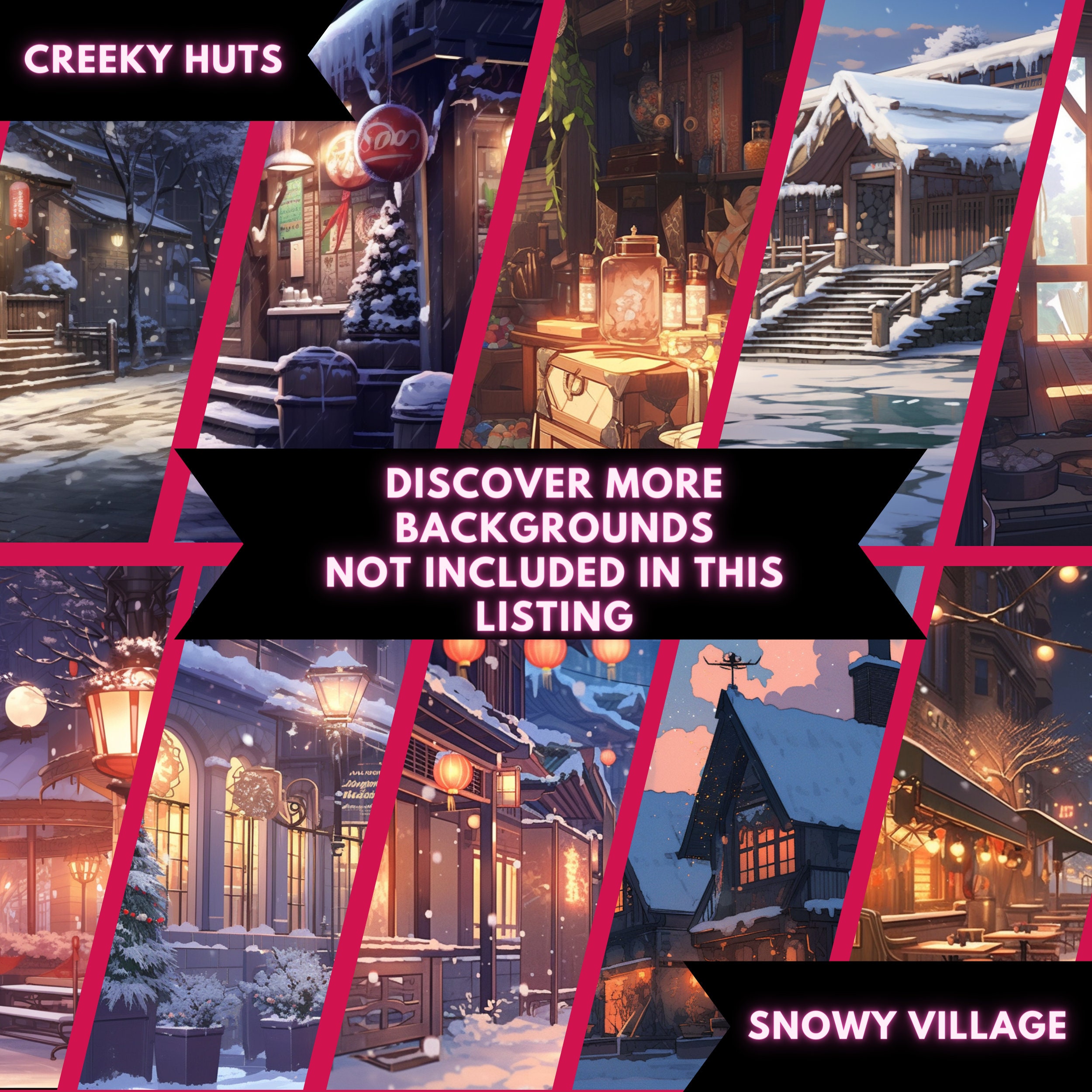 Halloween Vtuber Background 100x Virtual Background Stream Asset Lofi ...