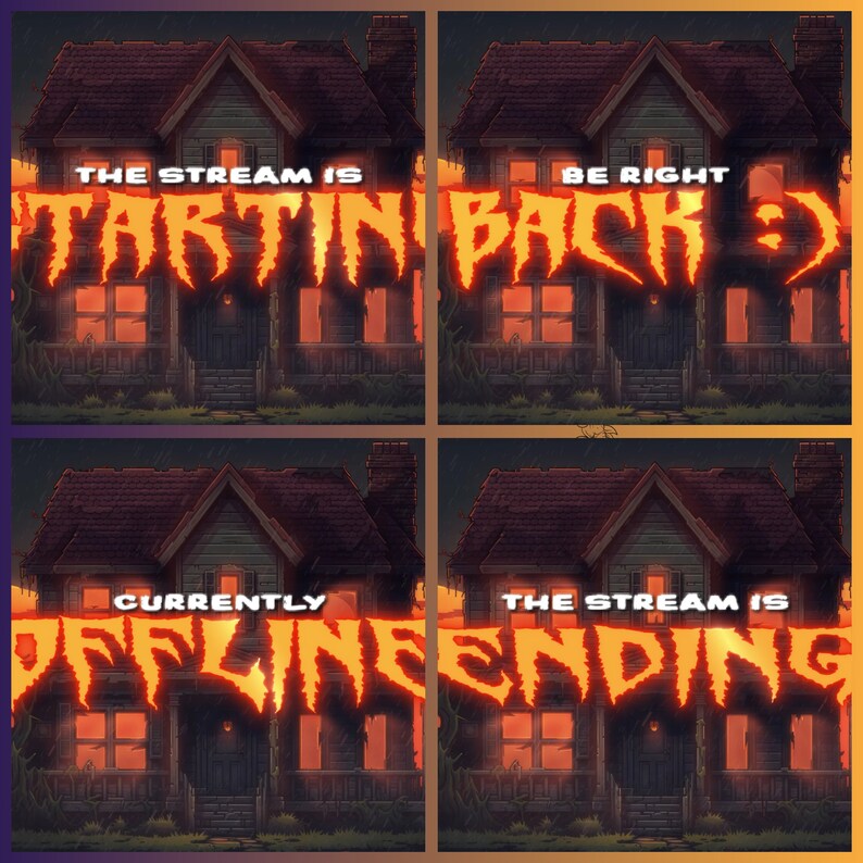 16x Animated Background Pixel Art Twitch Screens Twitch Overlay Cozy ...