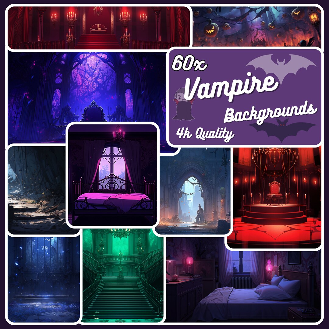 Vampire Background Virtual Background Lofi Background Twitch ...