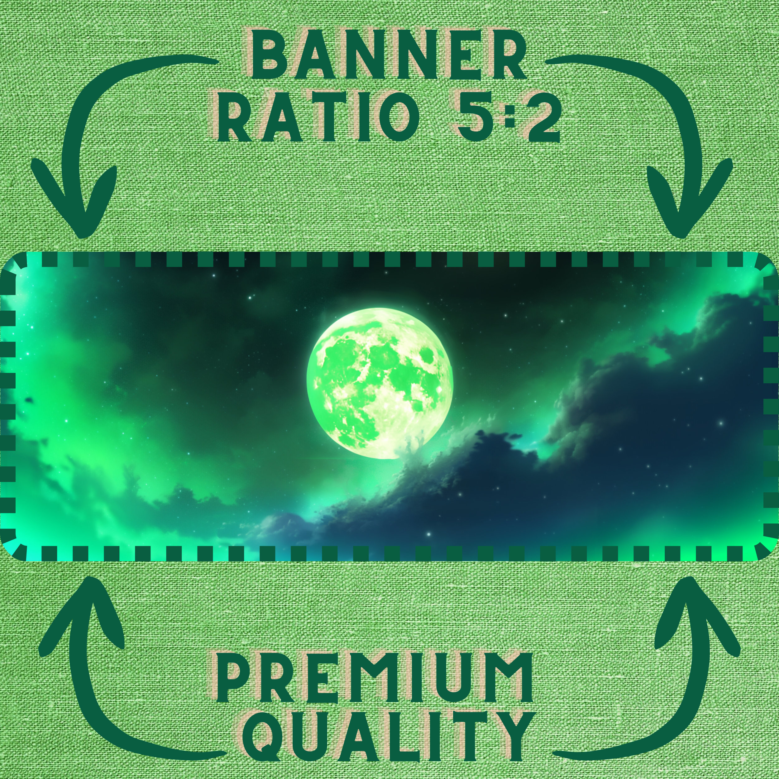 30x Twitch Green Banner Cozy Twitch Background Cozy Twitch Banner Cozy ...