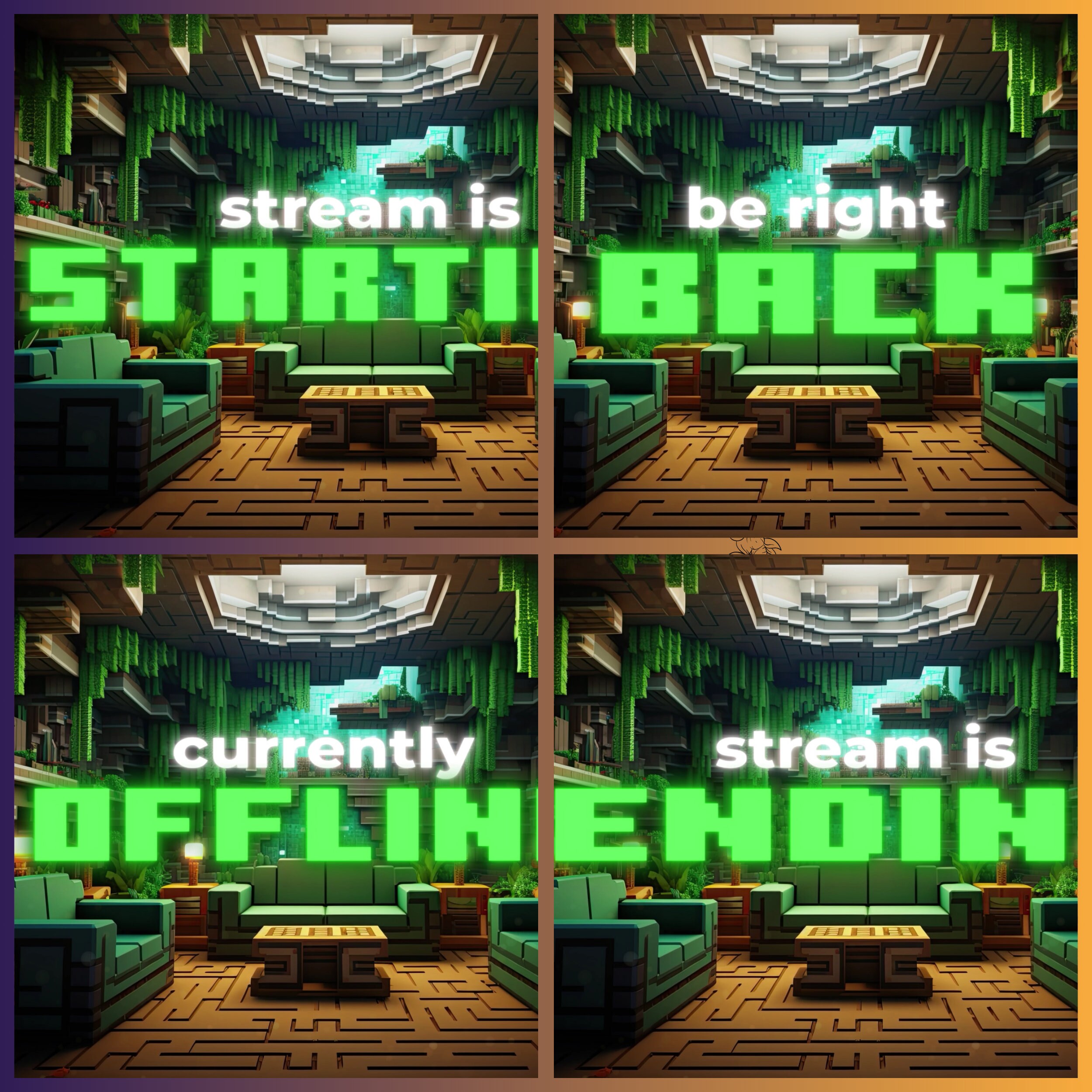 16x Twitch Animated Background Minecraft Twitch Animated Background ...