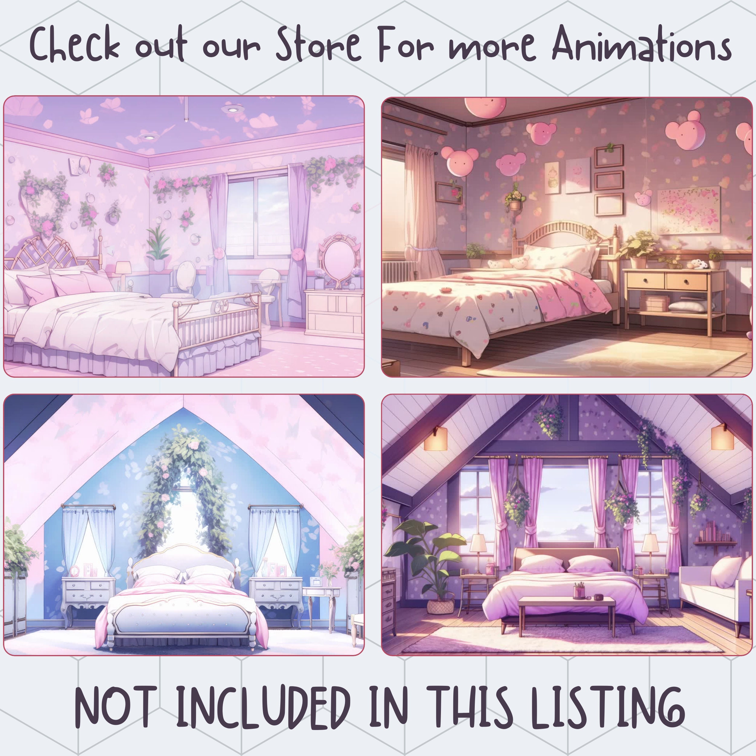 Twitch Animated Background Bedroom Background Twitch Overlay Cozy ...