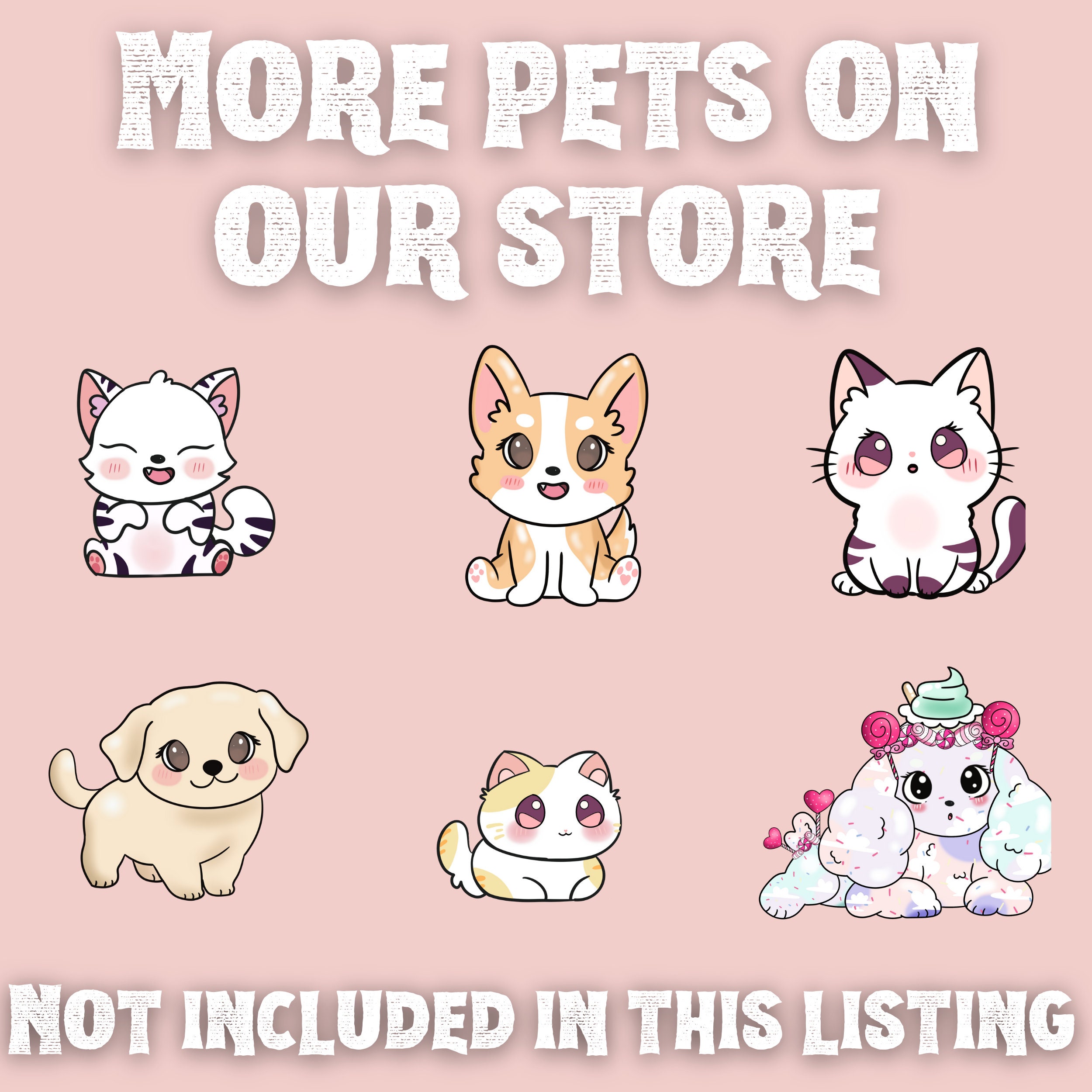 Animated Vtuber Cute Pet Cat Twitch Stream Decoration Vtuber Assets ...