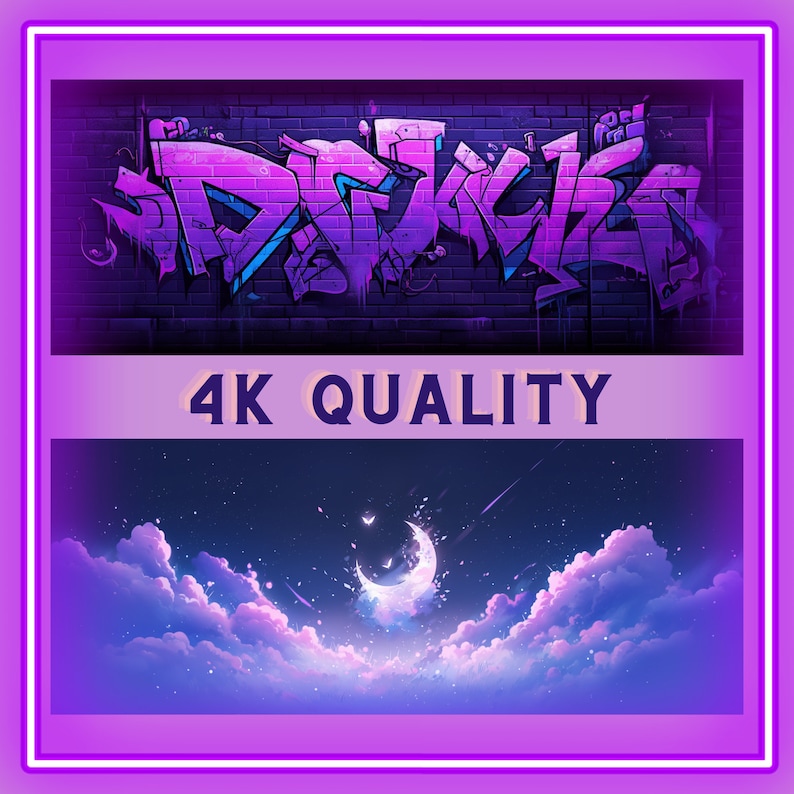 30x Twitch Purple Banner Twitch Background Cozy Twitch Banner Discord ...
